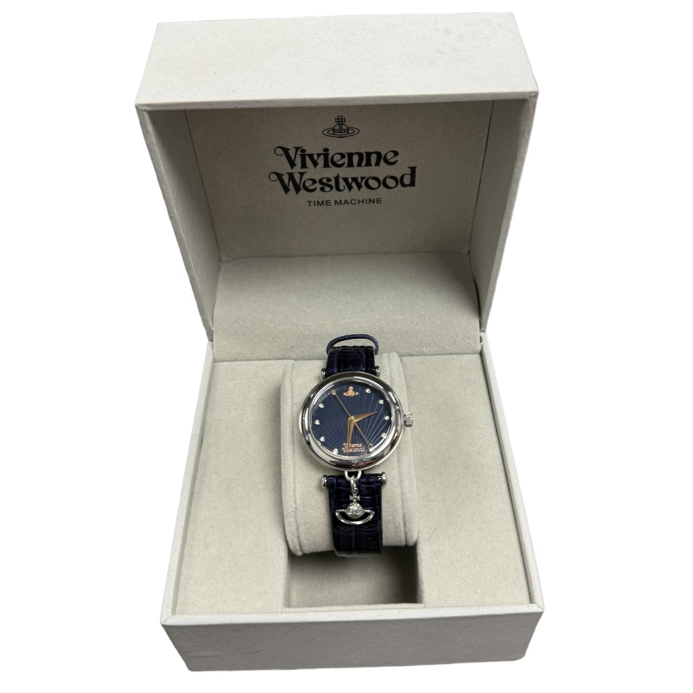 Pre-owned Vivienne Westwood Trafalgar Leather Ladies Watch - Own4Less